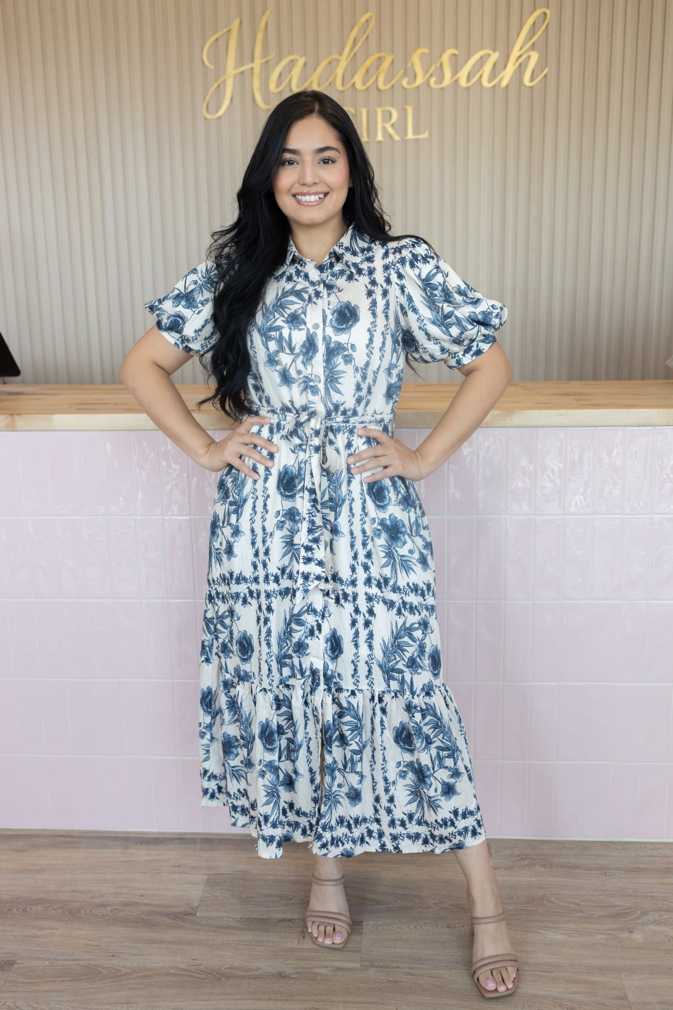 Allison Blue Dress – Hadassah Girl